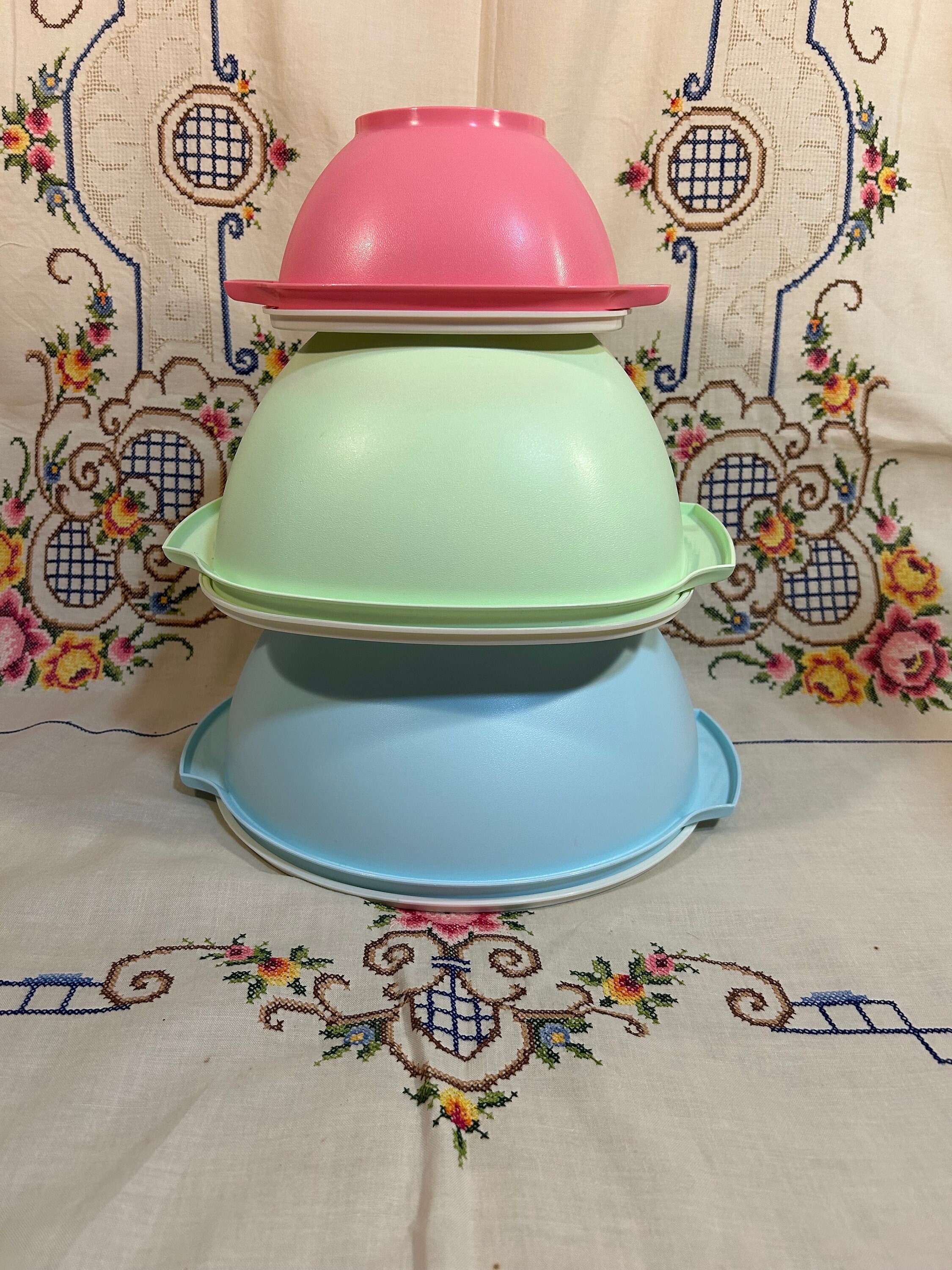 Tupperware Heritage 6-piece Vintage Nested Canister Set Pastels - Etsy