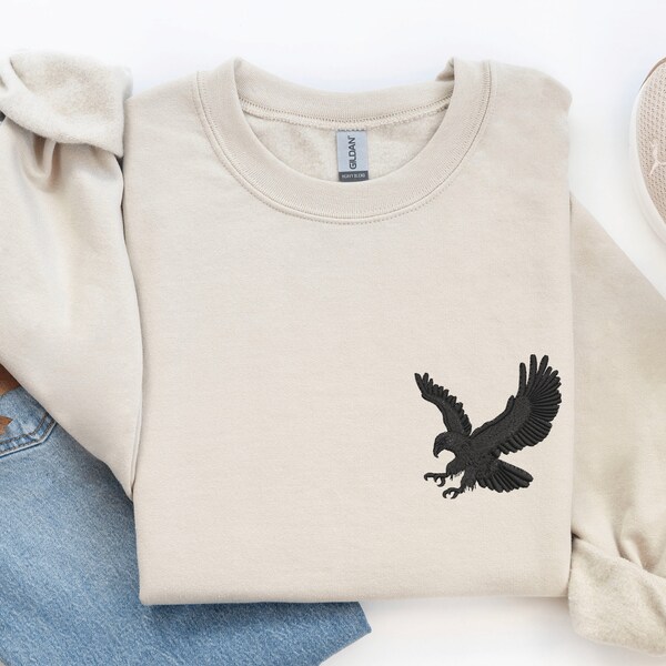 Embroidered Eagle - Etsy