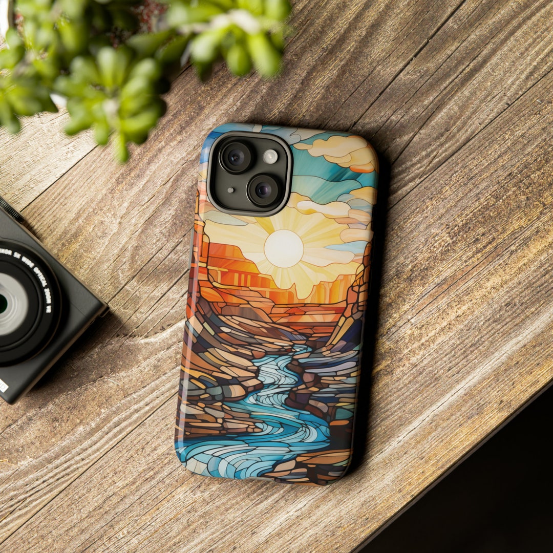Canyon Stained Glass iPhone 15 14 13 12 11 Pro Max Case iPhone - Etsy