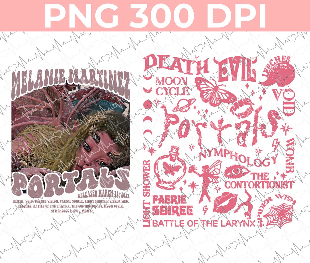 Portals Tour 2023 Png, Me-la-nie Tour Png, Portals Merch, Portals Album ...