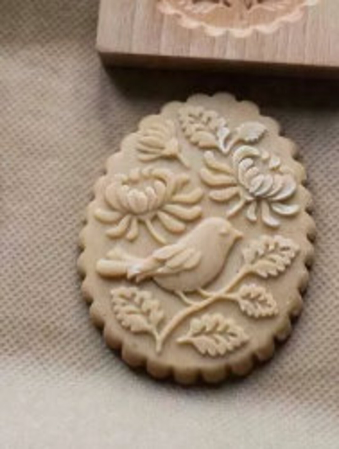 Cookie Mold Shortbread Mold Wooden Biscuit Cutter Cookie Mold Cutter ...