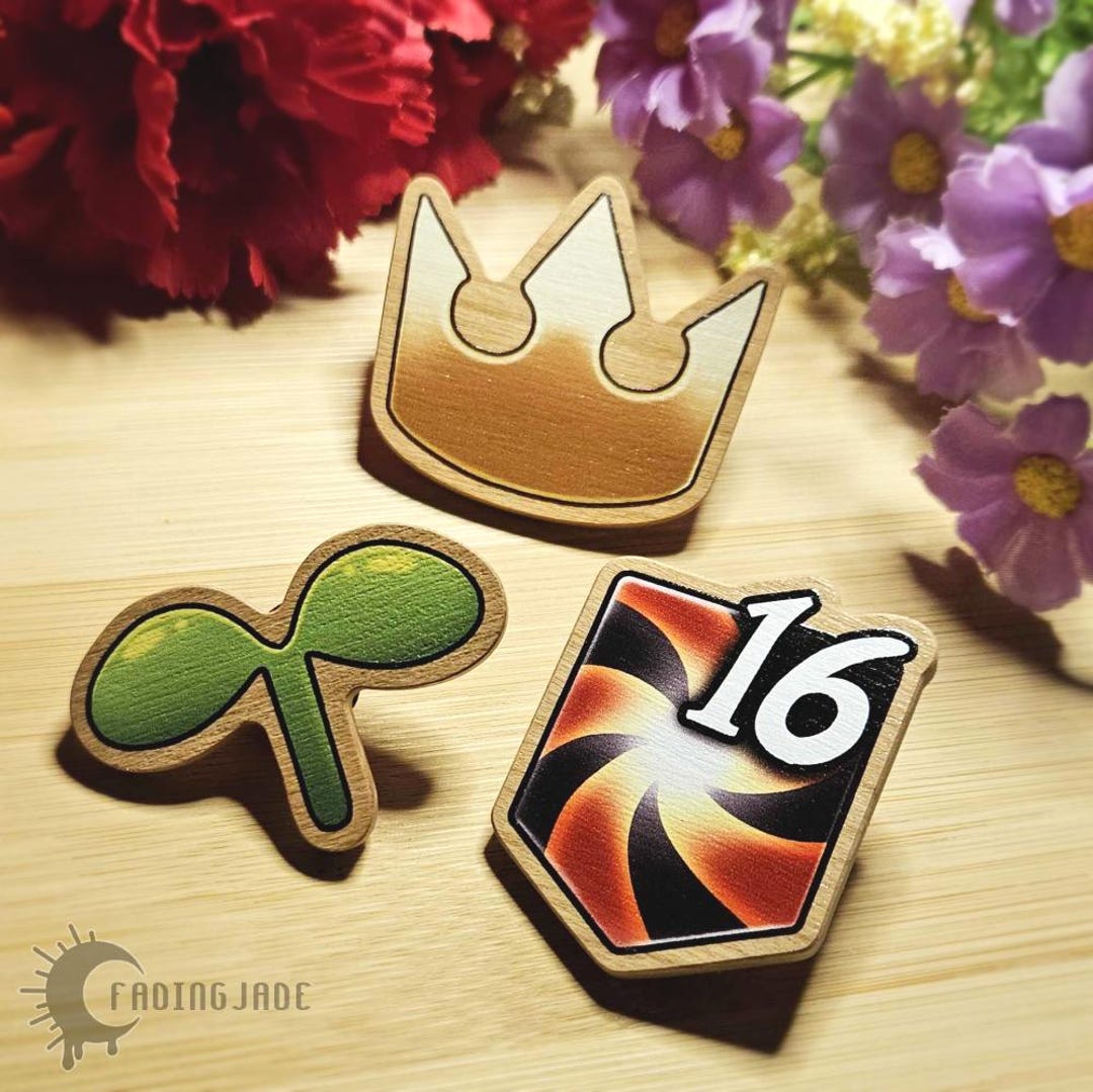 Mentor Sprout Vuln - FFXIV Wooden Printed Pins - Etsy