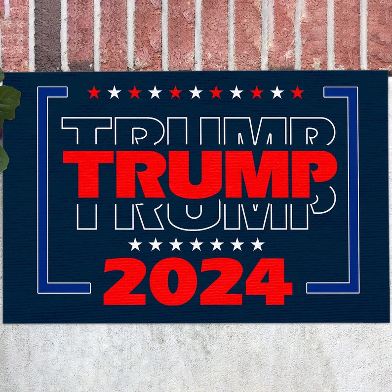 Trump Save America Again 2024 Outdoor Decorative Doormat, Republican ...