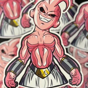 Kid Buu Vinyl Decal Sticker - Etsy