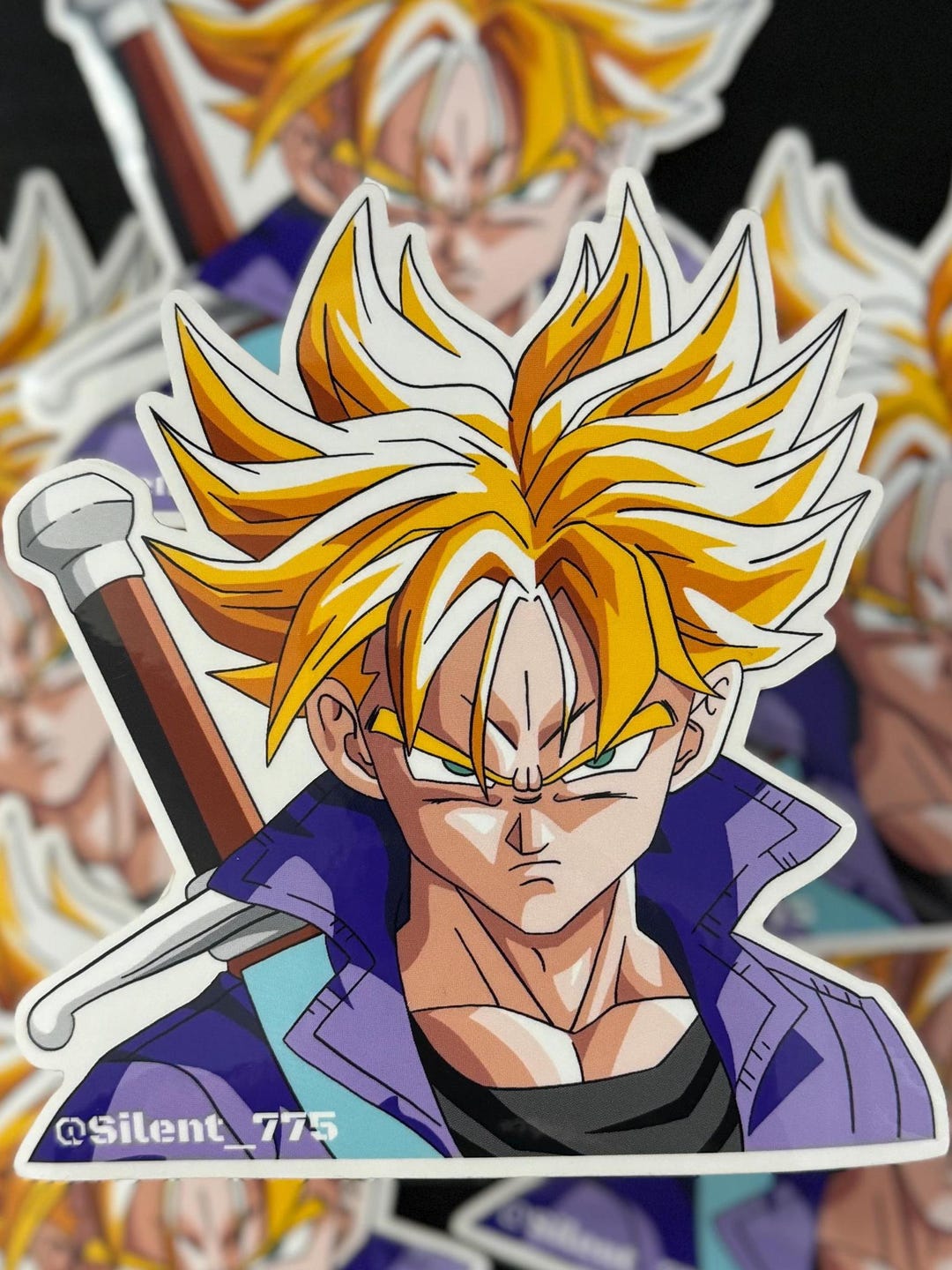 Future Trunks Vinyl Decal Sticker - Etsy