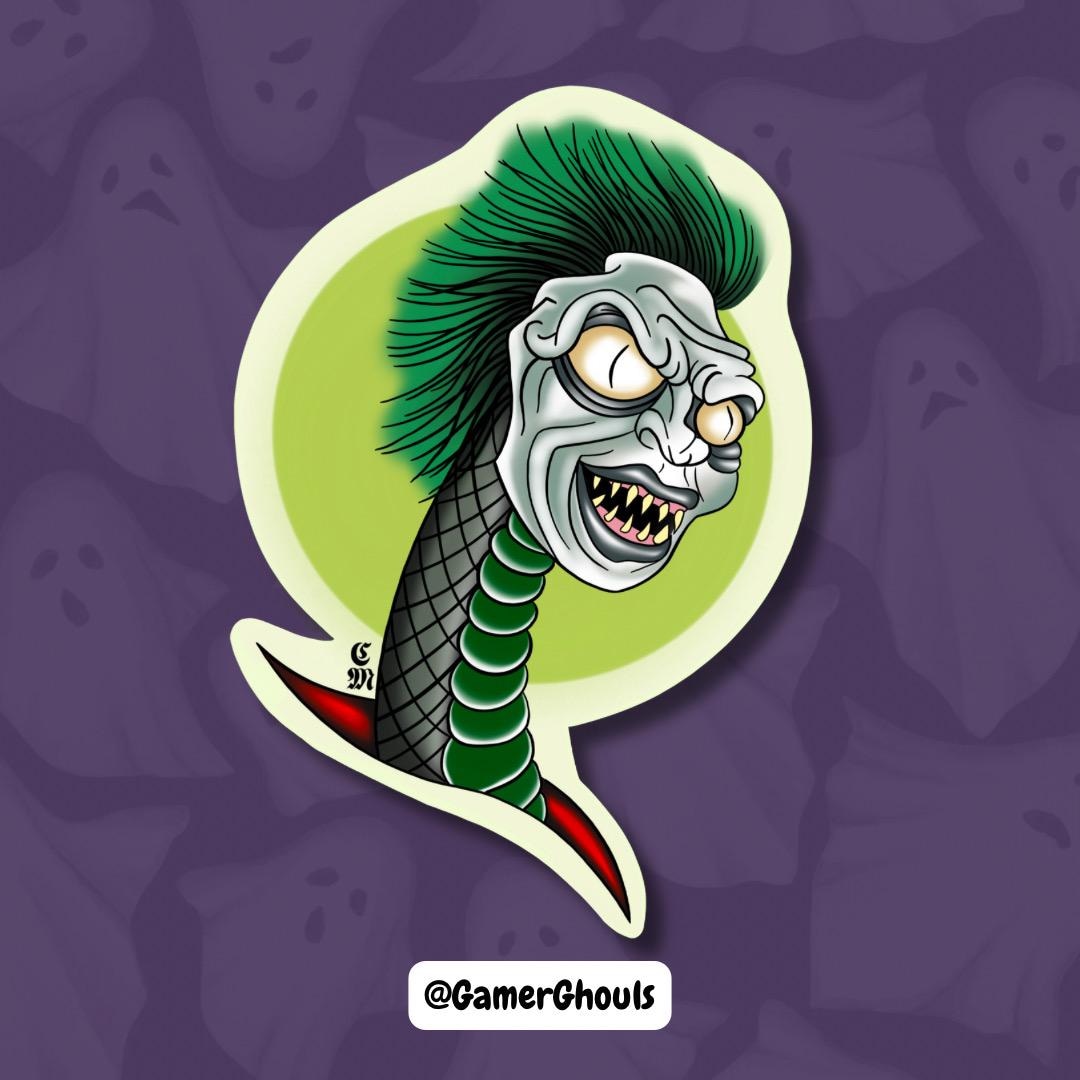 Snake Beetlejuice Sticker Glossy Finish - Etsy