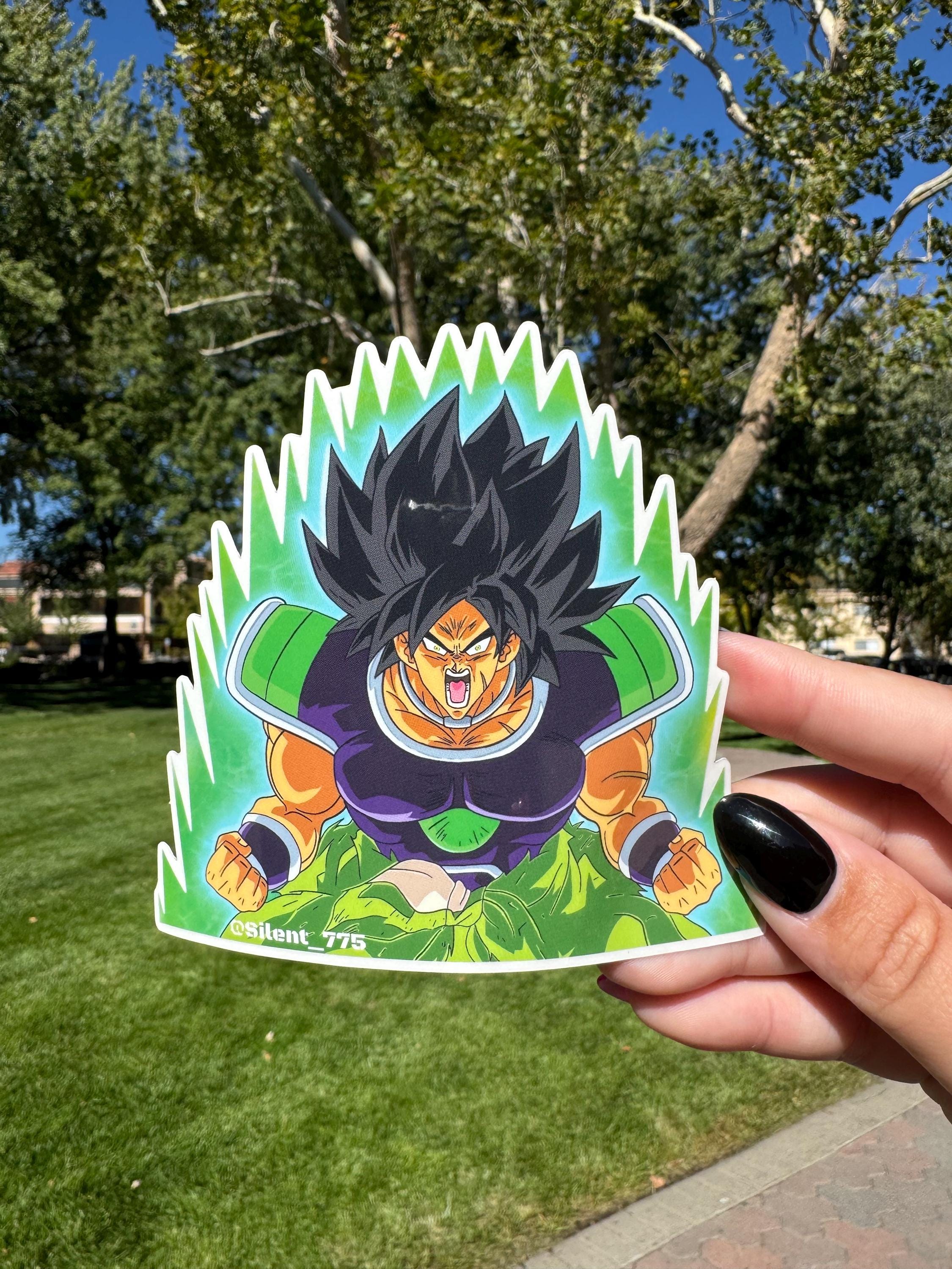 Super Saiyan Broly Vinyl Decal Sticker - Etsy