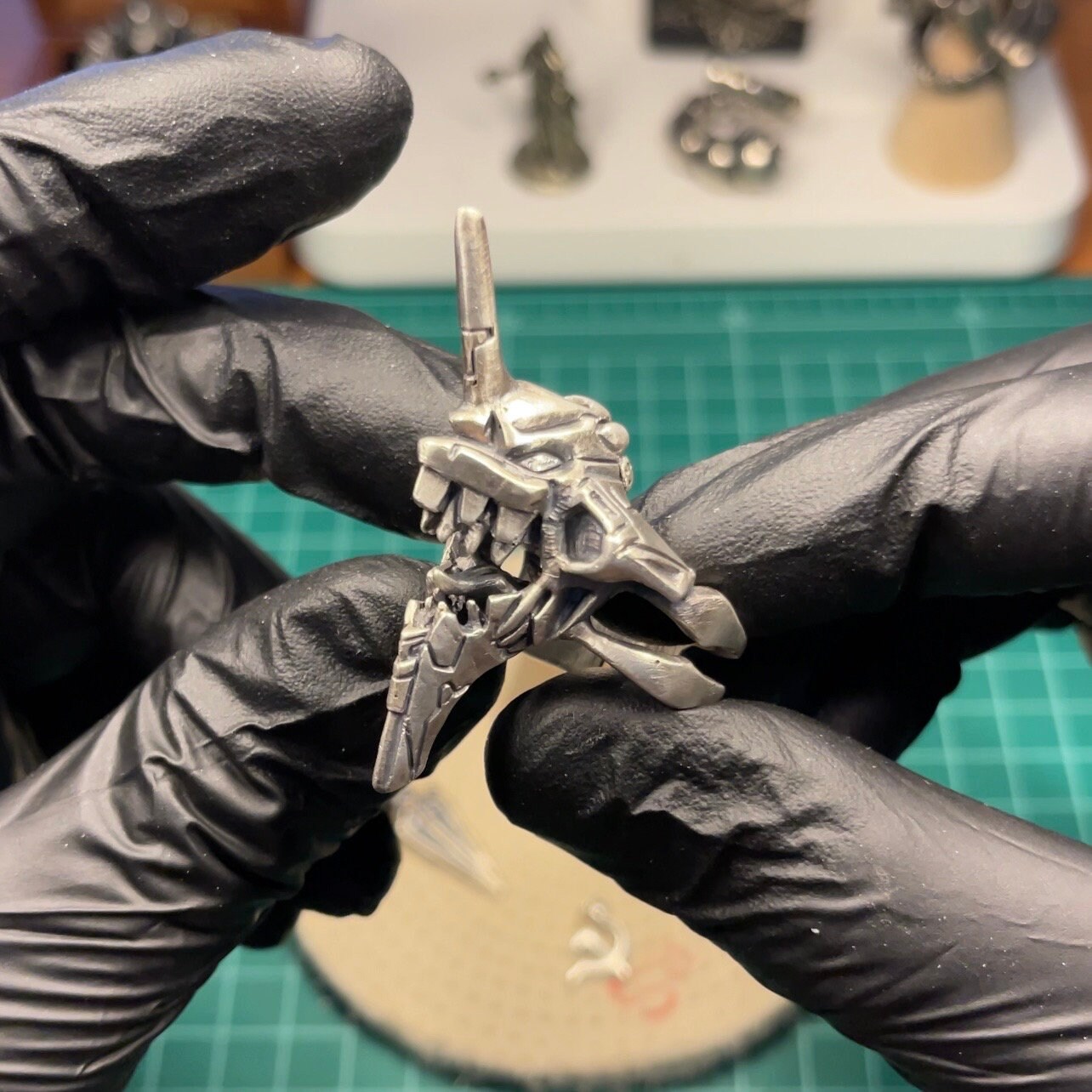 Evangelion 01 Ring Handmade Silver Ring Anime Evangelion - Etsy