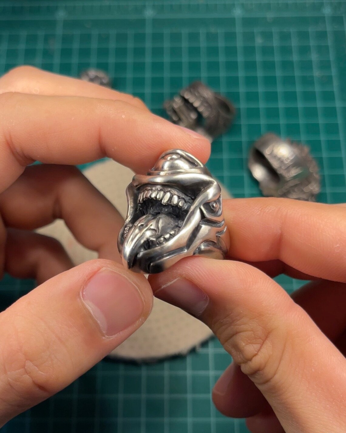 Handmade Silver Ring Anime Jujutsu Kaisen Sukuna Ring - Etsy