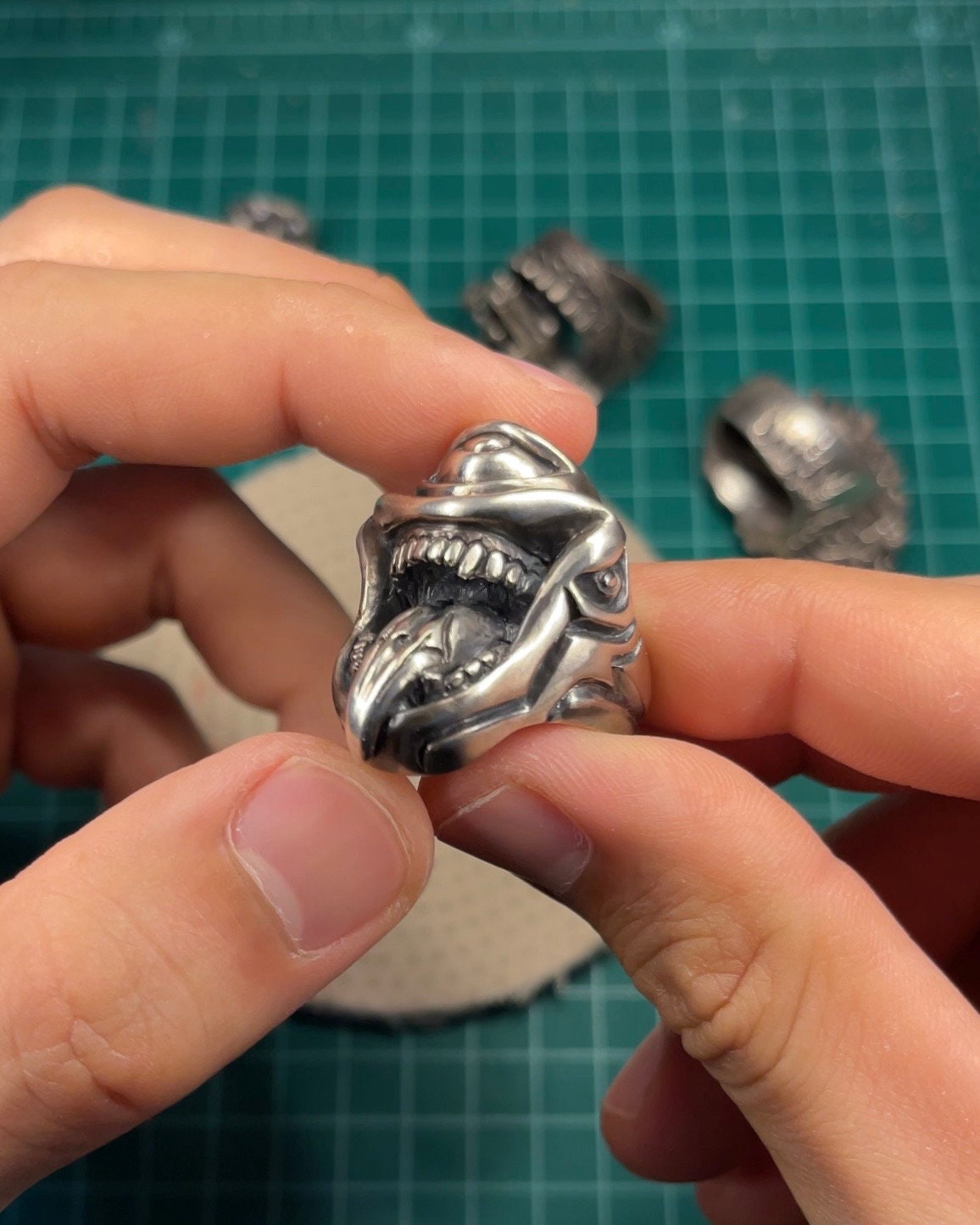 Handmade Silver Ring Anime Jujutsu Kaisen Sukuna Ring - Etsy