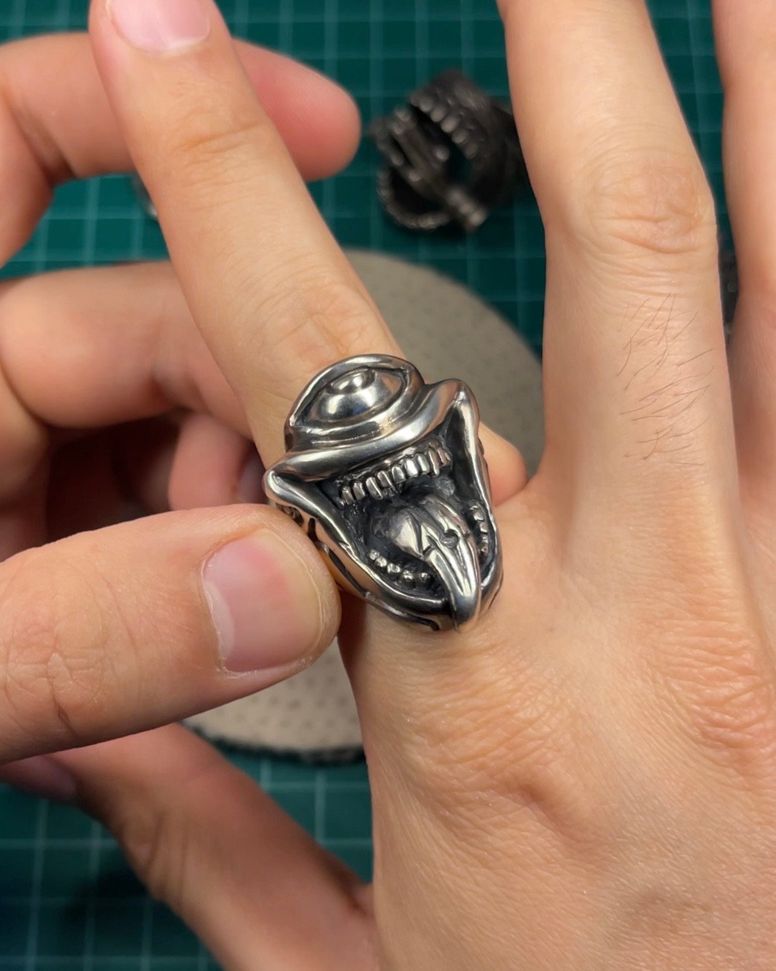Handmade Silver Ring - Anime Jujutsu Kaisen - Sukuna Ring - Etsy