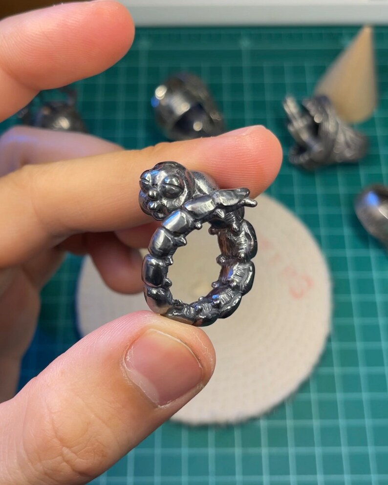 Handmade Silver Ring Anime Jujutsu Kaisen Toji Fushiguro Cursed Spirit ...