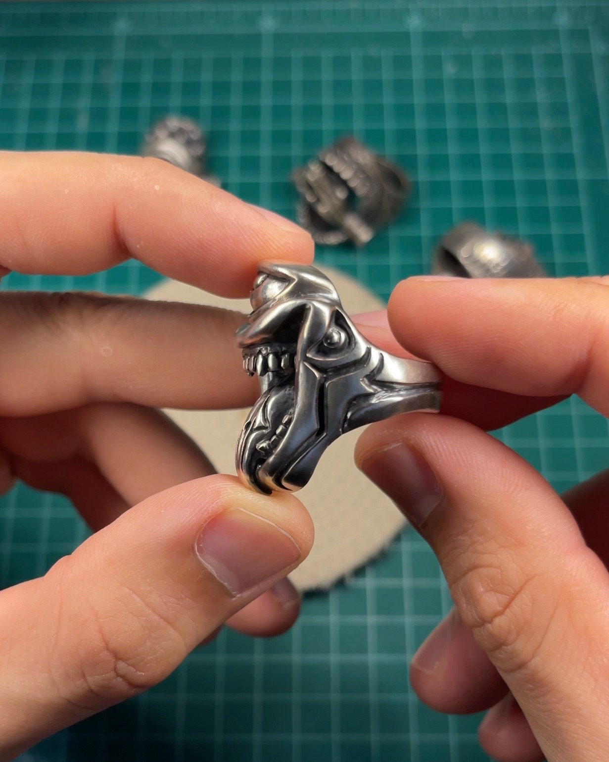 Handmade Silver Ring Anime Jujutsu Kaisen Sukuna Ring - Etsy