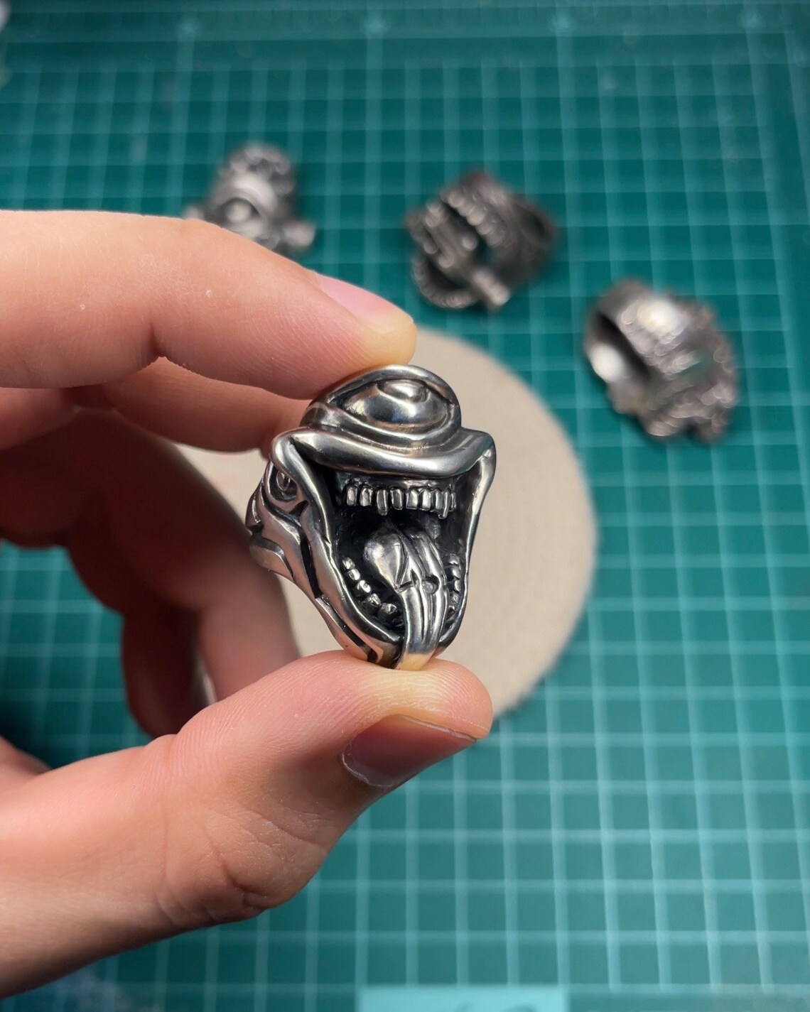 Handmade Silver Ring Anime Jujutsu Kaisen Sukuna Ring - Etsy