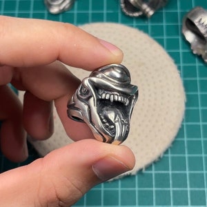 Handmade Silver Ring - Anime Jujutsu Kaisen - Sukuna Ring - Etsy
