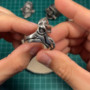 Handmade Silver Ring - Anime Jujutsu Kaisen - Sukuna Ring - Etsy