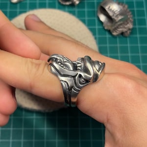 Handmade Silver Ring - Anime Jujutsu Kaisen - Sukuna Ring - Etsy