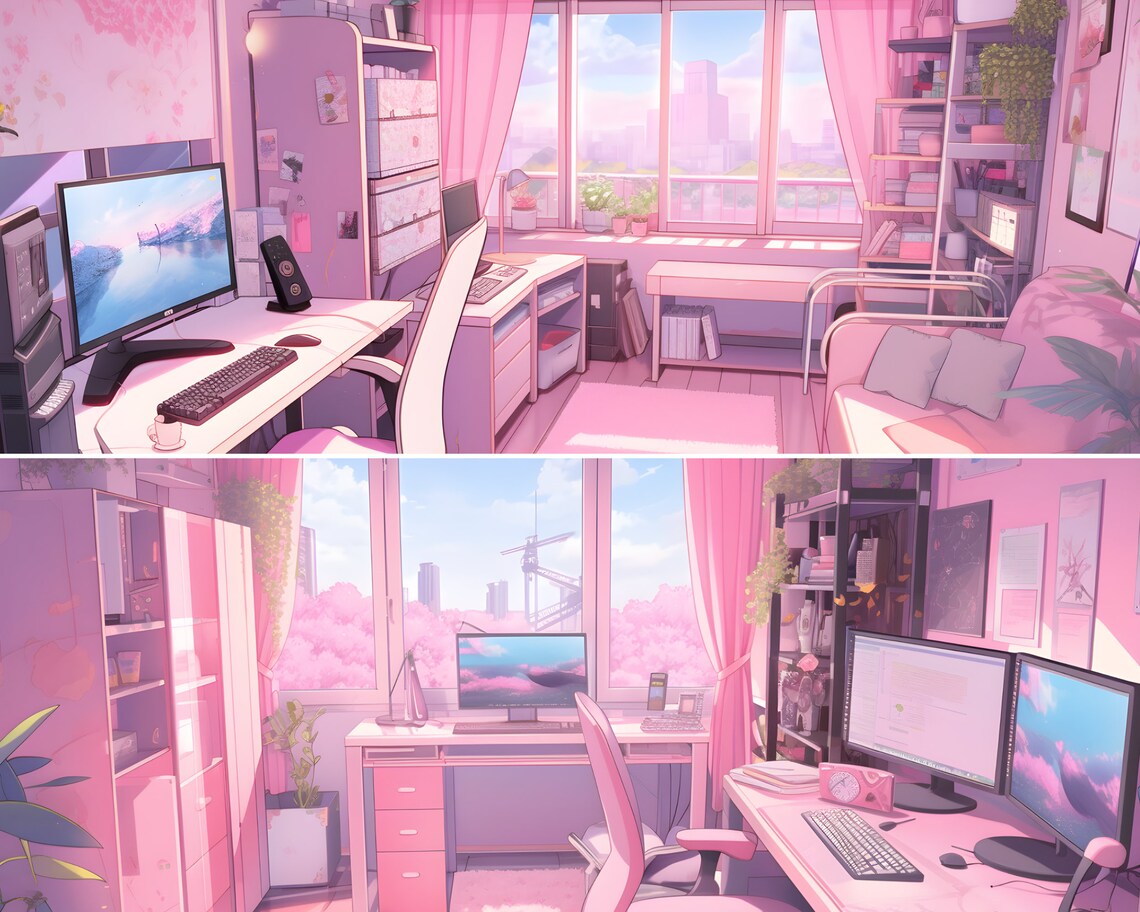 V-tuber Animated Backgrounds | Twitch Youtube Overlay, Virtual Streamer ...