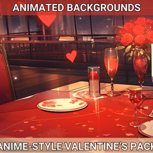 V-tuber Animated Backgrounds | Twitch Youtube Overlay, Virtual Streamer ...