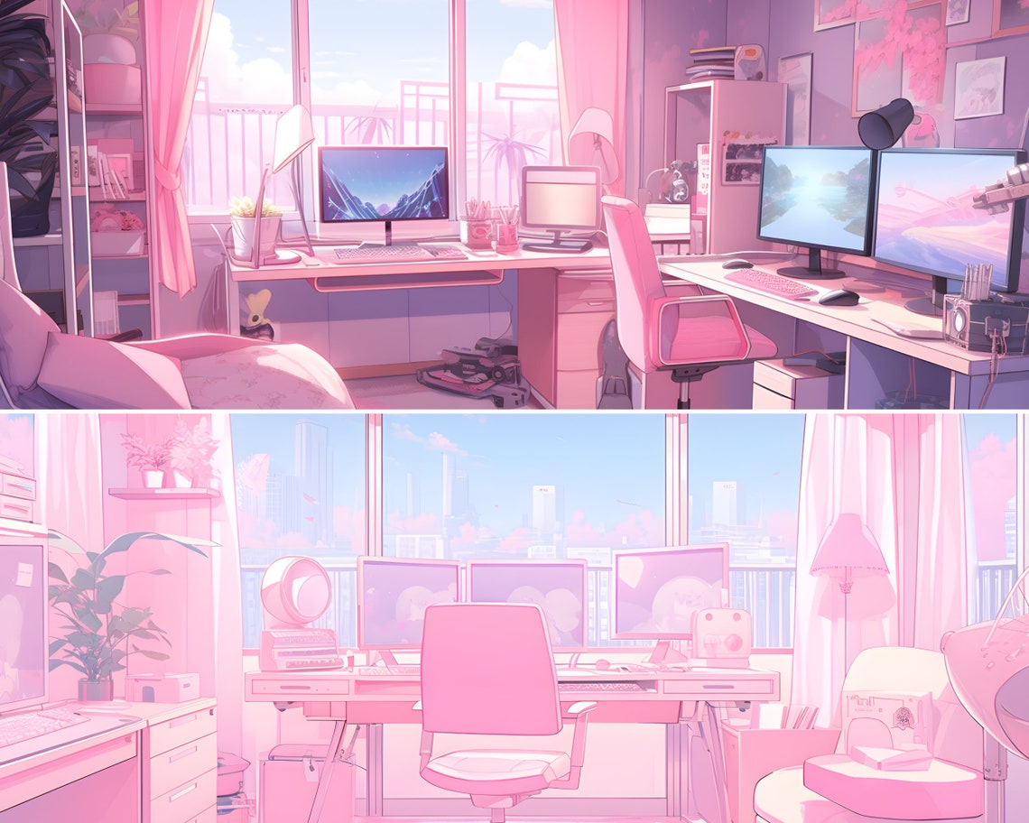 V-tuber Animated Backgrounds | Twitch Youtube Overlay, Virtual Streamer ...