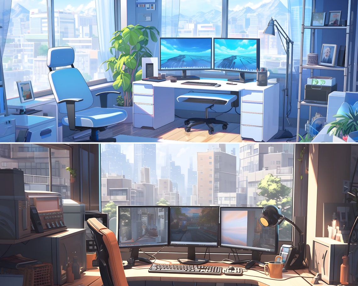 V-tuber Animated Backgrounds | Twitch Youtube Overlay, Virtual Streamer ...