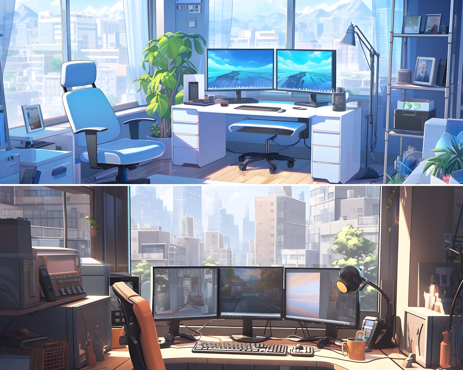 V-tuber Animated Backgrounds | Twitch Youtube Overlay, Virtual Streamer ...