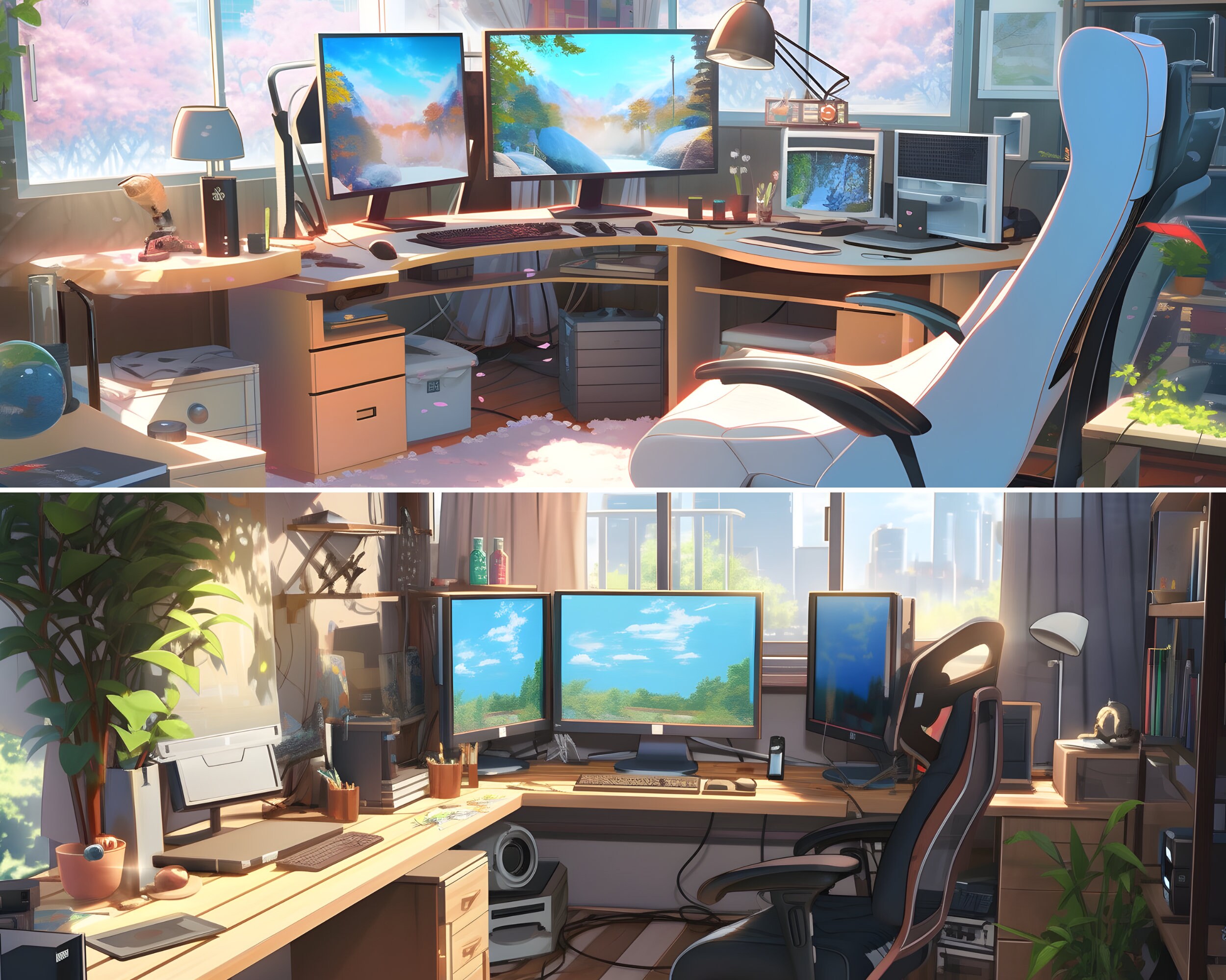 V-tuber Animated Backgrounds | Twitch Youtube Overlay, Virtual Streamer ...