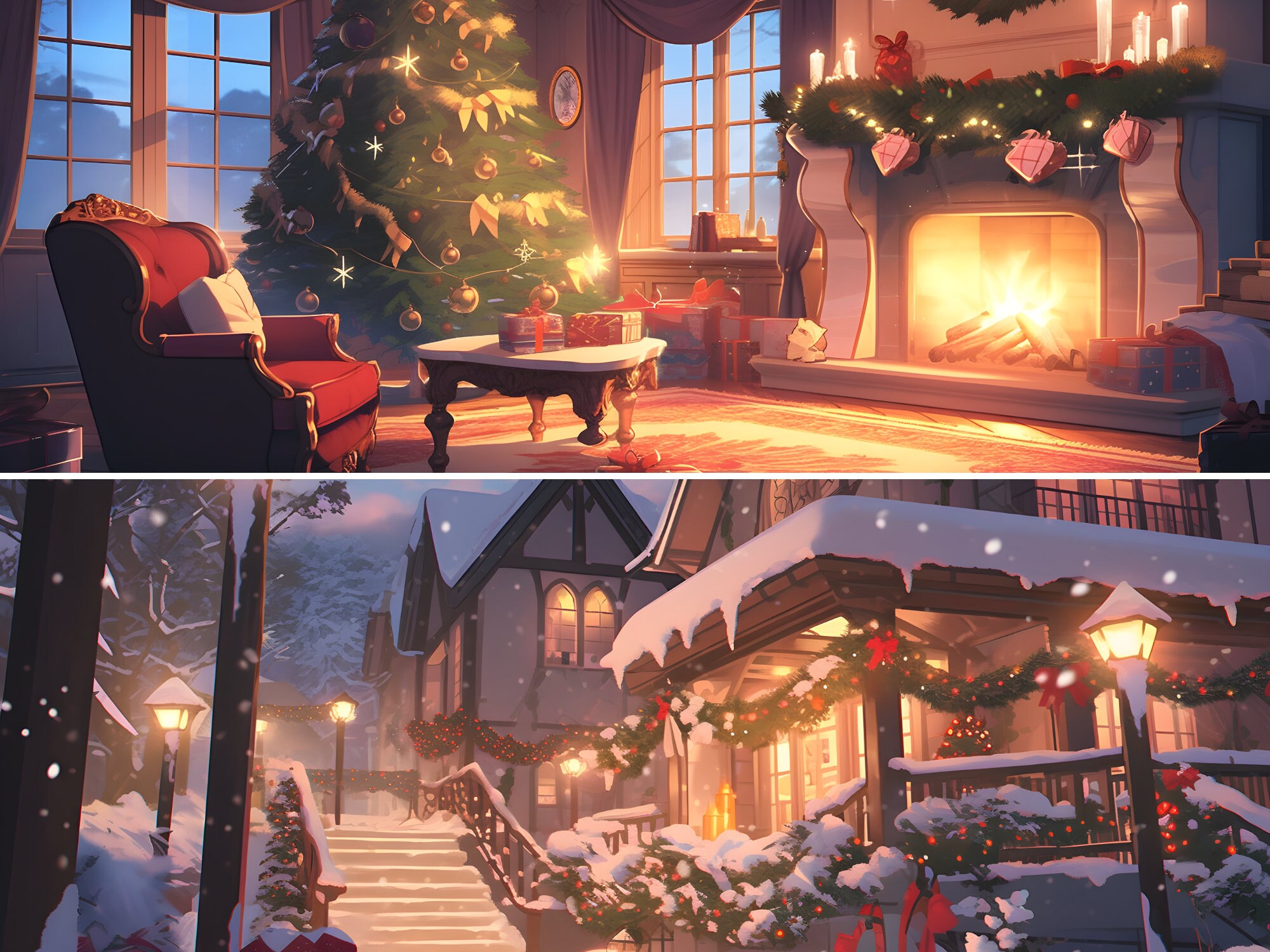 V-tuber Animated Backgrounds | Twitch Youtube Overlay, Virtual Streamer ...