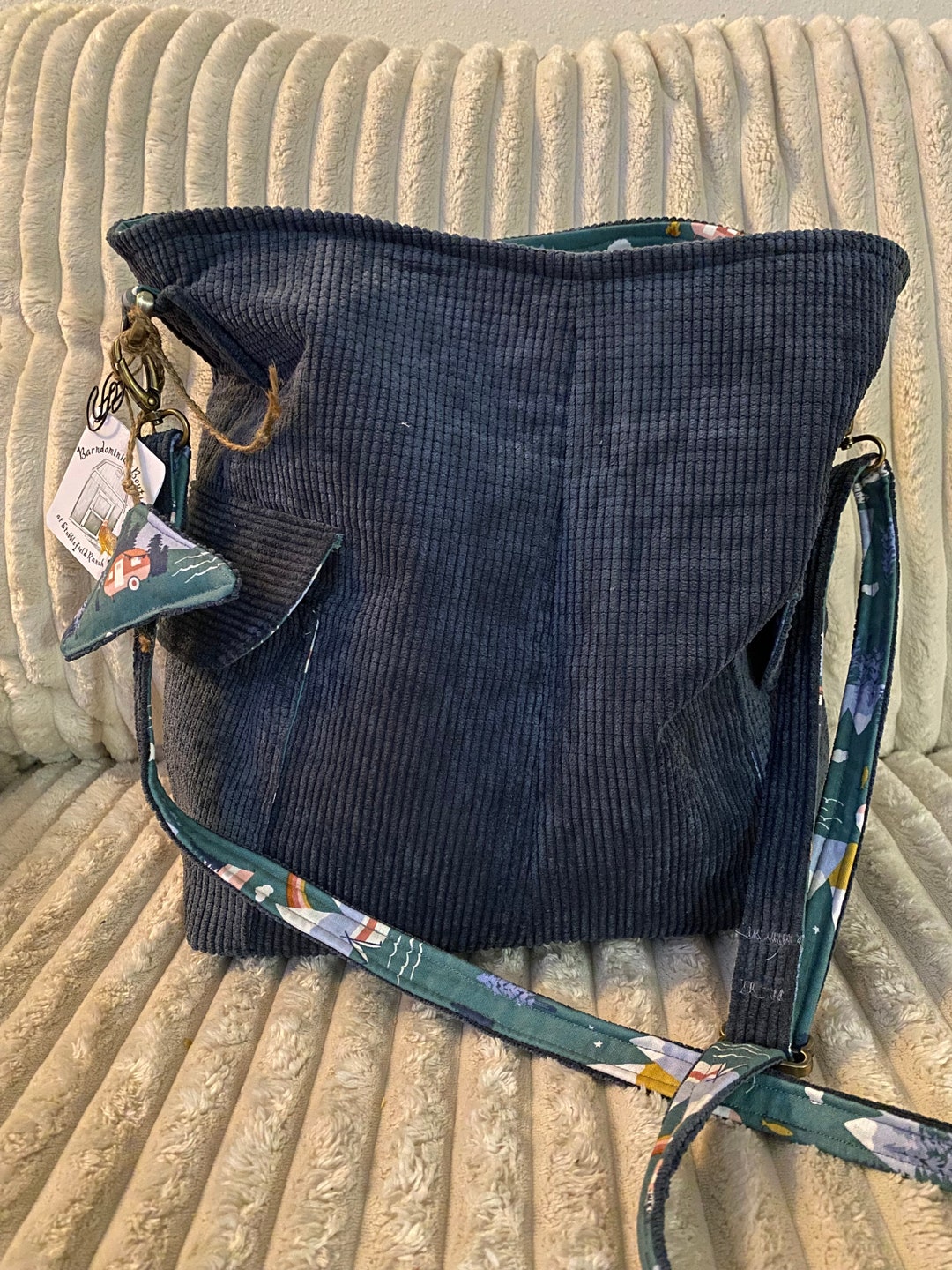 Corduroy Compass Bag - Etsy