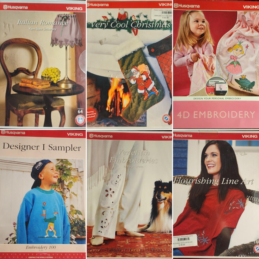 Husqvarna Viking Embroidery Supplies Software Add-ons - Etsy
