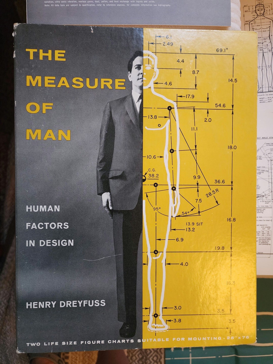 RARE First Edition 1960 the Measure of Man Human Factors in Design by ...