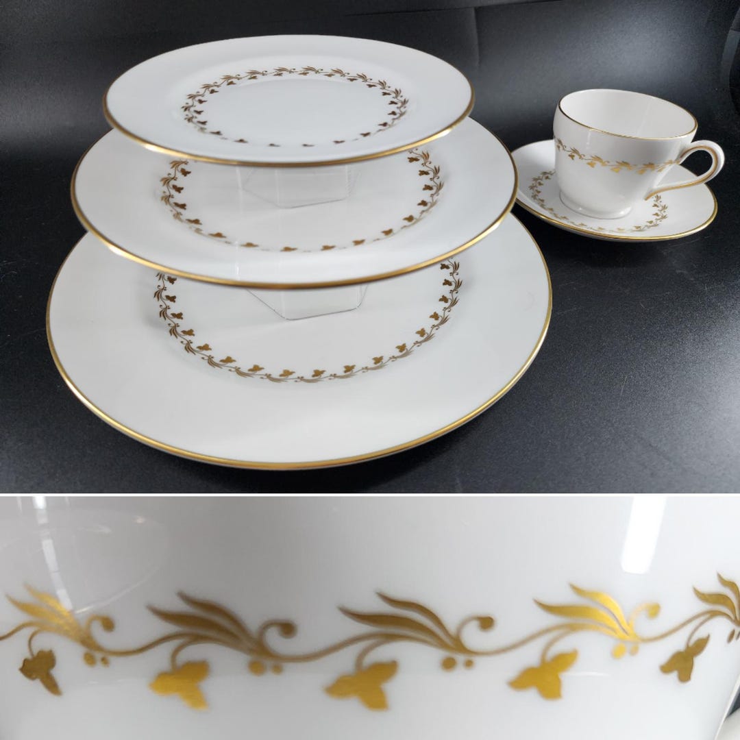 Spode English Bone China Delphi Gold Vine 1962-1994 Discontinued ...