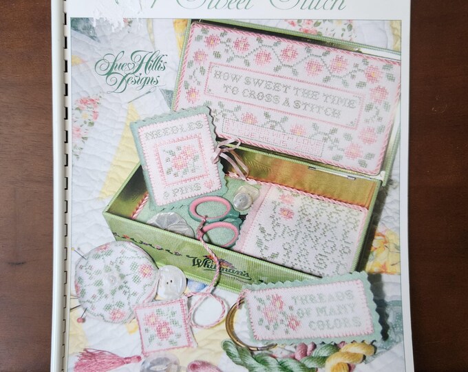 A Sweet Stitch Project Pattern From Sue Hillis Designs, Vintage Cross ...