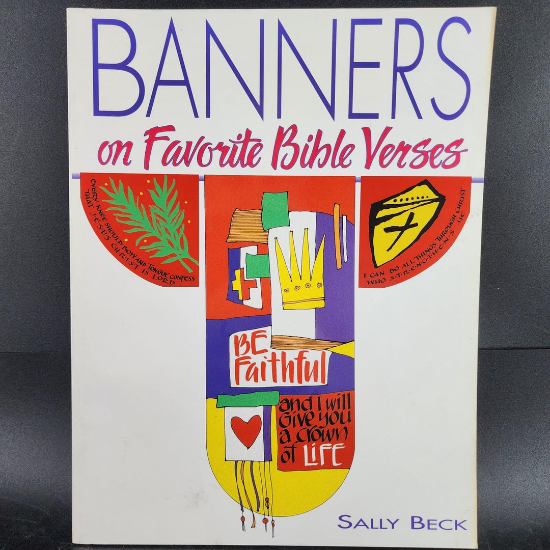 Banners on Favorite Bible Verses a Vintage Quilting Book - Etsy
