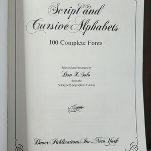 Script and Cursive Alphabets 100 Complete Fonts Selected and Arranged ...