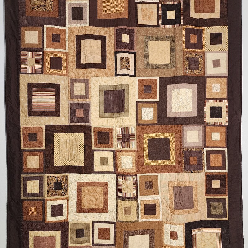 Neutral Quilt - Etsy
