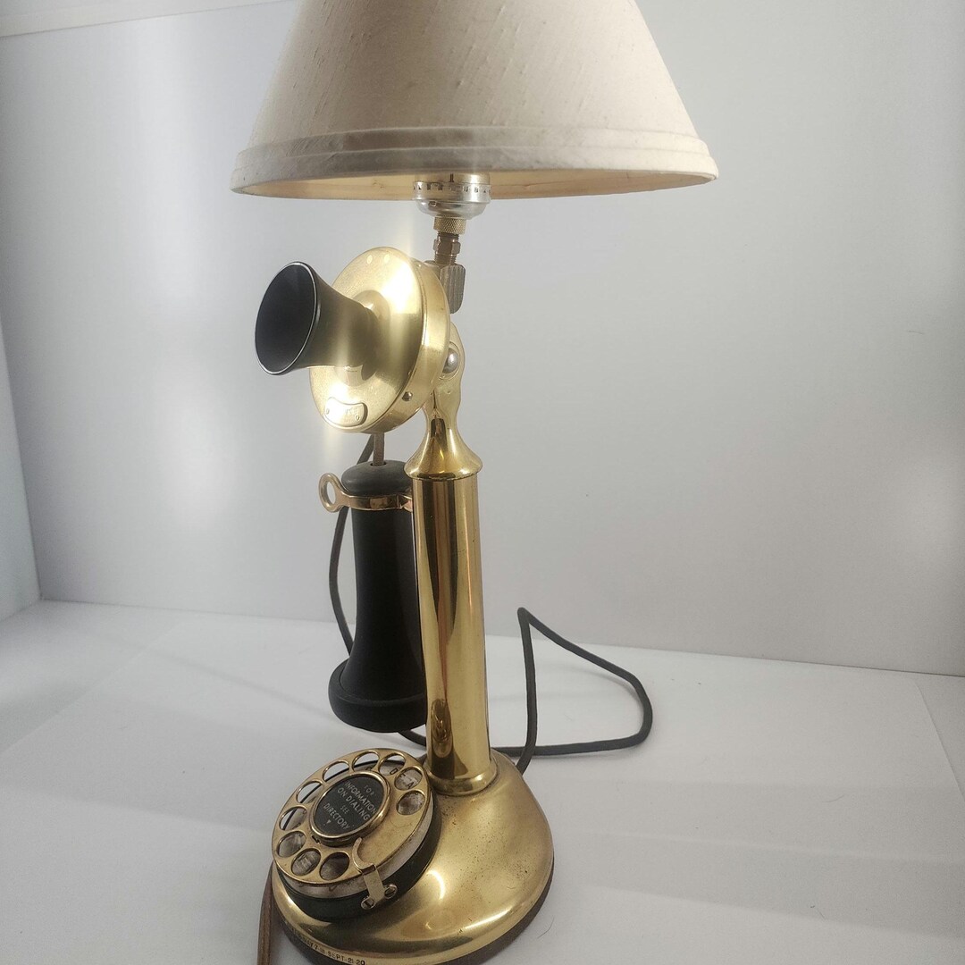 1927 Lamp American Tel & Tel Co #323 Patent USA Jan 14 1913 Telephone ...