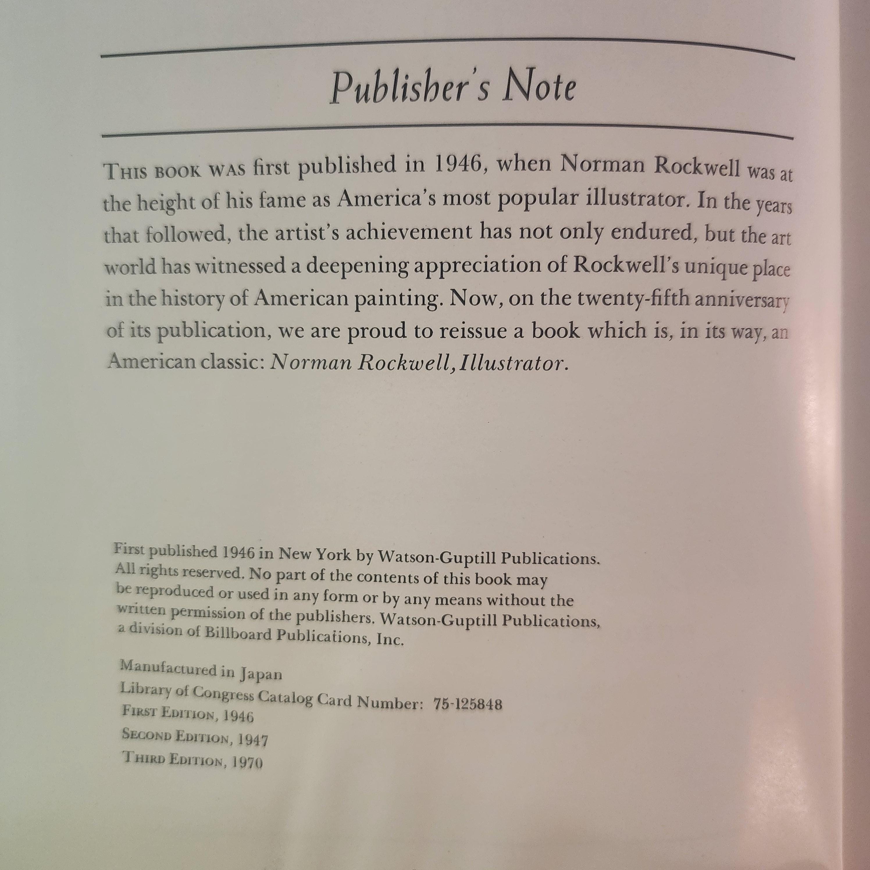Coffee Table Book: Norman Rockwell Illustrator by Arthur L Guptill ...