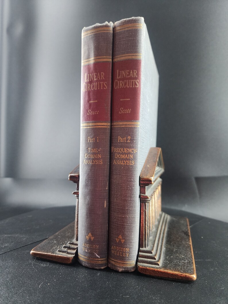 Vintage Linear Circuits Books, Scott, Part 1 and 2, Time and Frequency ...