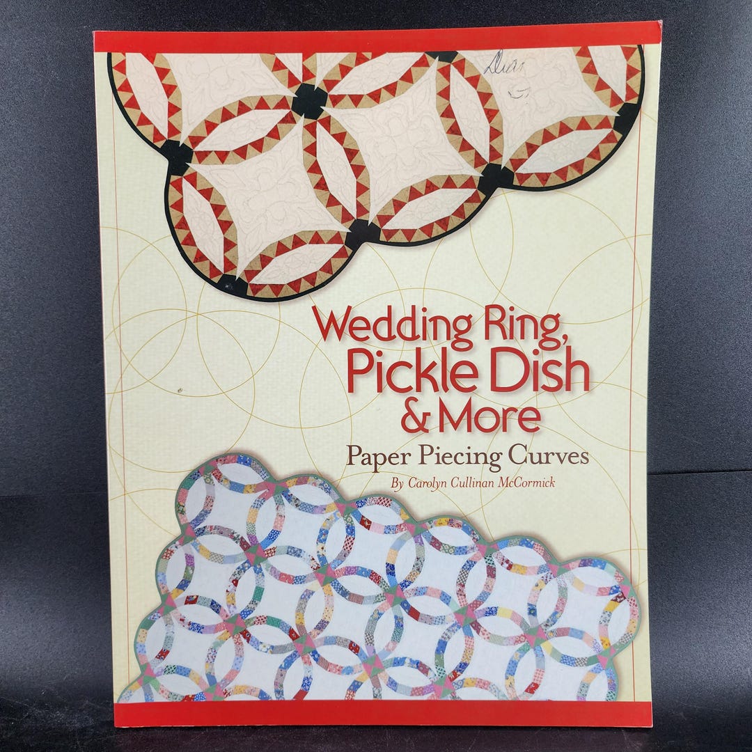 Wedding Ring Pickle Dish & More a Vintage Quilting Book - Etsy