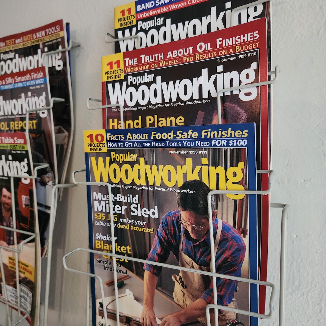 Vintage 1999 Wood Working Magazines: Popular Woodworking Magazines - Etsy