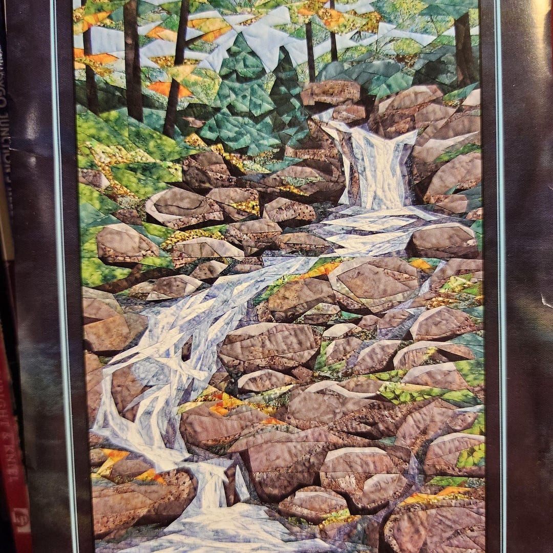 Waterfall Quilting Pattern by England Design, 6th in the Scenic America ...