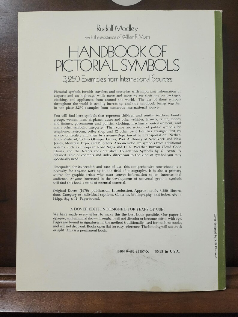 Handbook of Pictorial Symbols, 1976, Rudolf Modley - Etsy