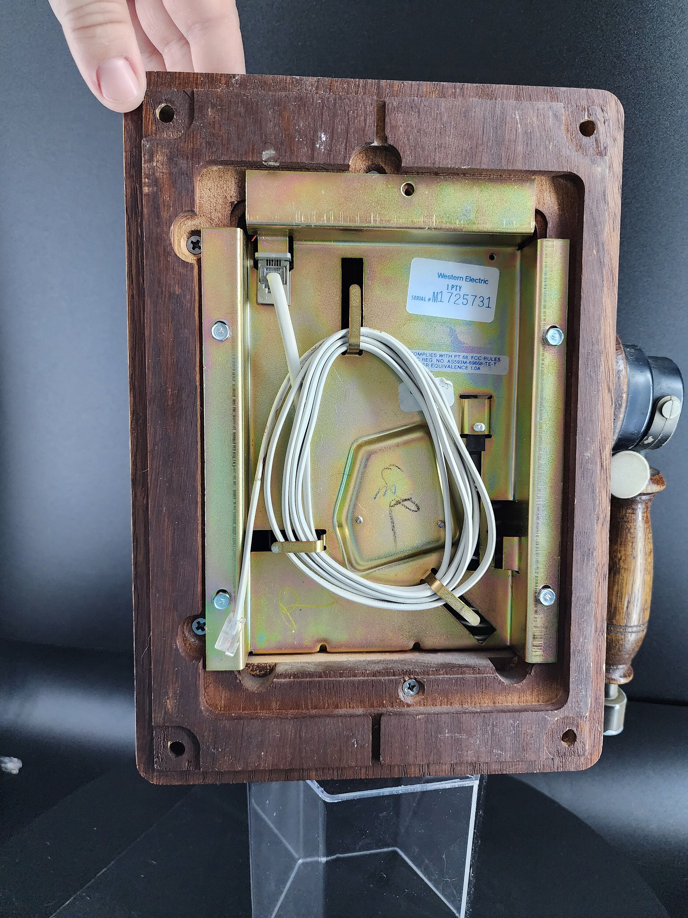 Vintage 1980s Western Electric Reproduction Antique Telephone | Wall ...