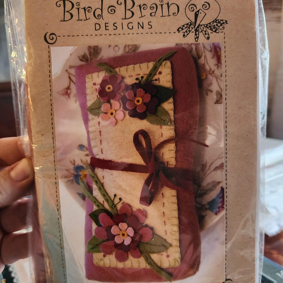 Wool Craft Kit Think Pink Sachet / Pin Cushion Finished Size 5" X 9" - Etsy