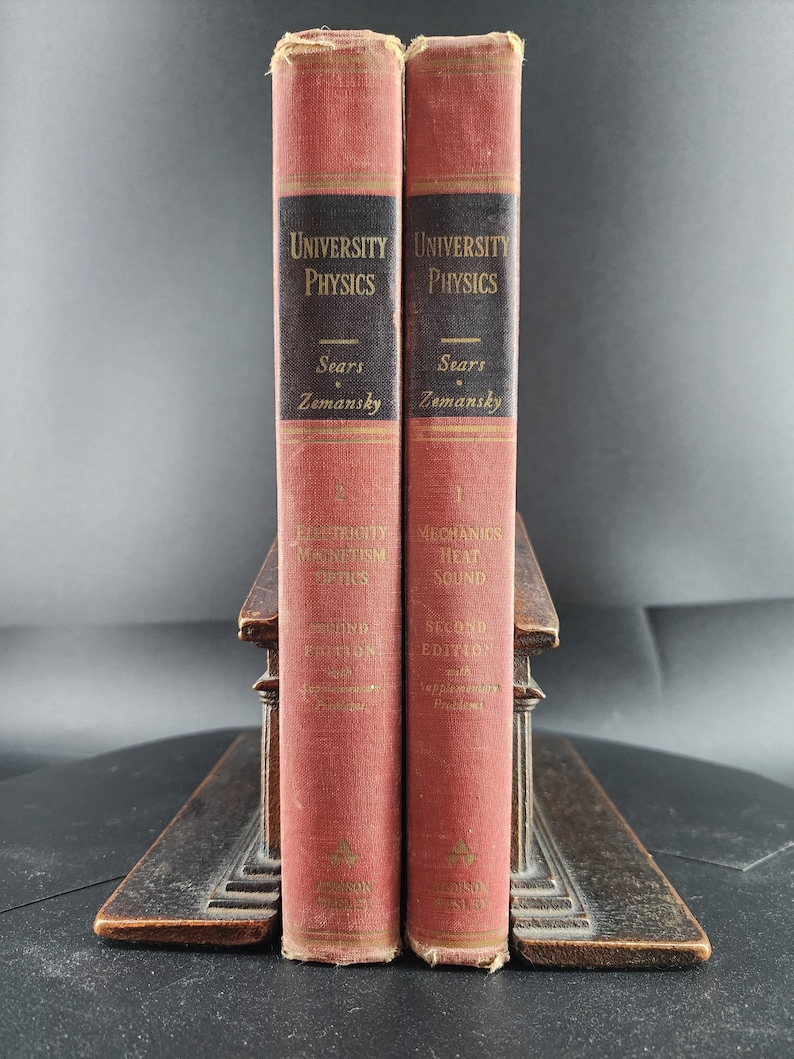 University Physics by Sears & Zemansky | Book 1 Mechanics Heat Sound ...