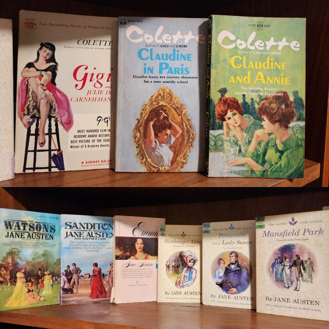 Jane Austen and Colette Vintage Romance Novels | Sold Individually - Etsy