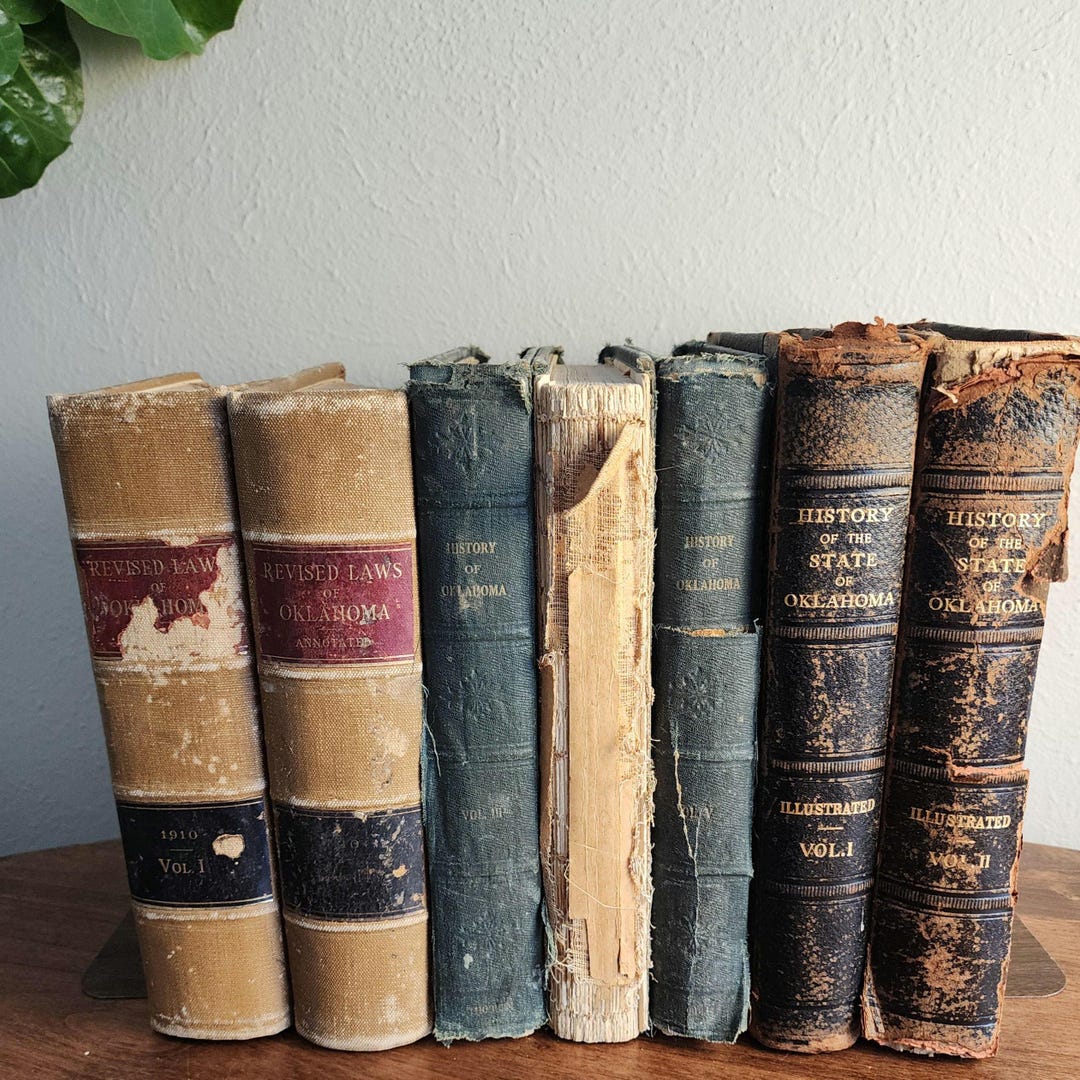 Antique Oklahoma Books Revised Laws of Oklahoma ©1910, A Standard ...