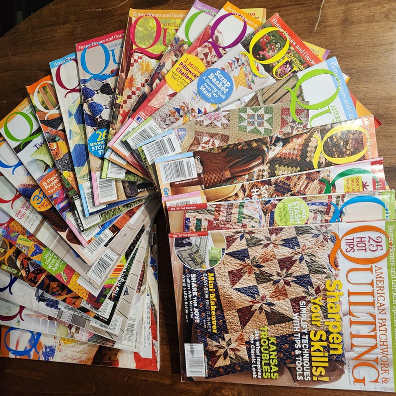 American Patchwork and Quilting Magazines by BHG 2005 - 2014 Sold ...