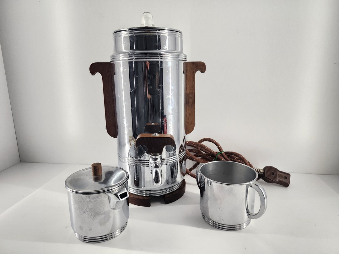 Vintage Art Deco Style Manning Bowman Co Electric Coffee Percolator ...